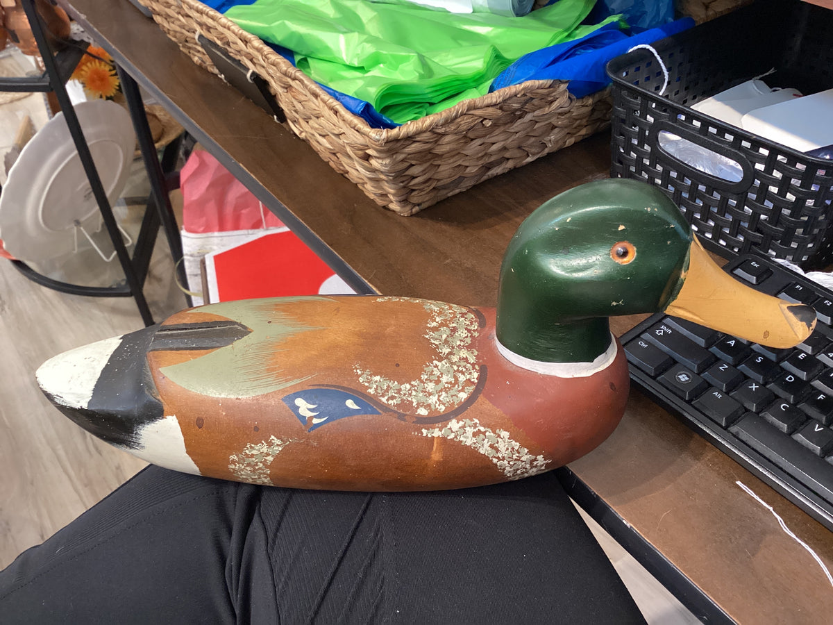 Vintage Wooden Duck – Bluff Town District Marketplace