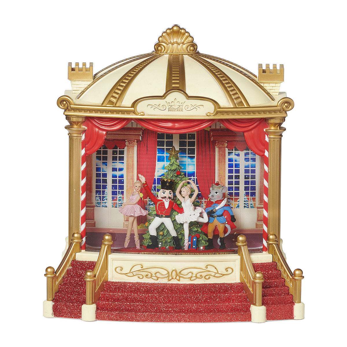 Lighted Musical Nutcracker Stage – Bluff Town District Marketplace
