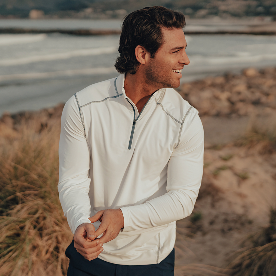 The Normal Brand Seamed Performance Quarter Zip – Bluff Town District ...